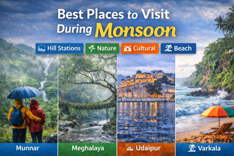 Best Places to Visit During Monsoon in India (2026): Scenic ...